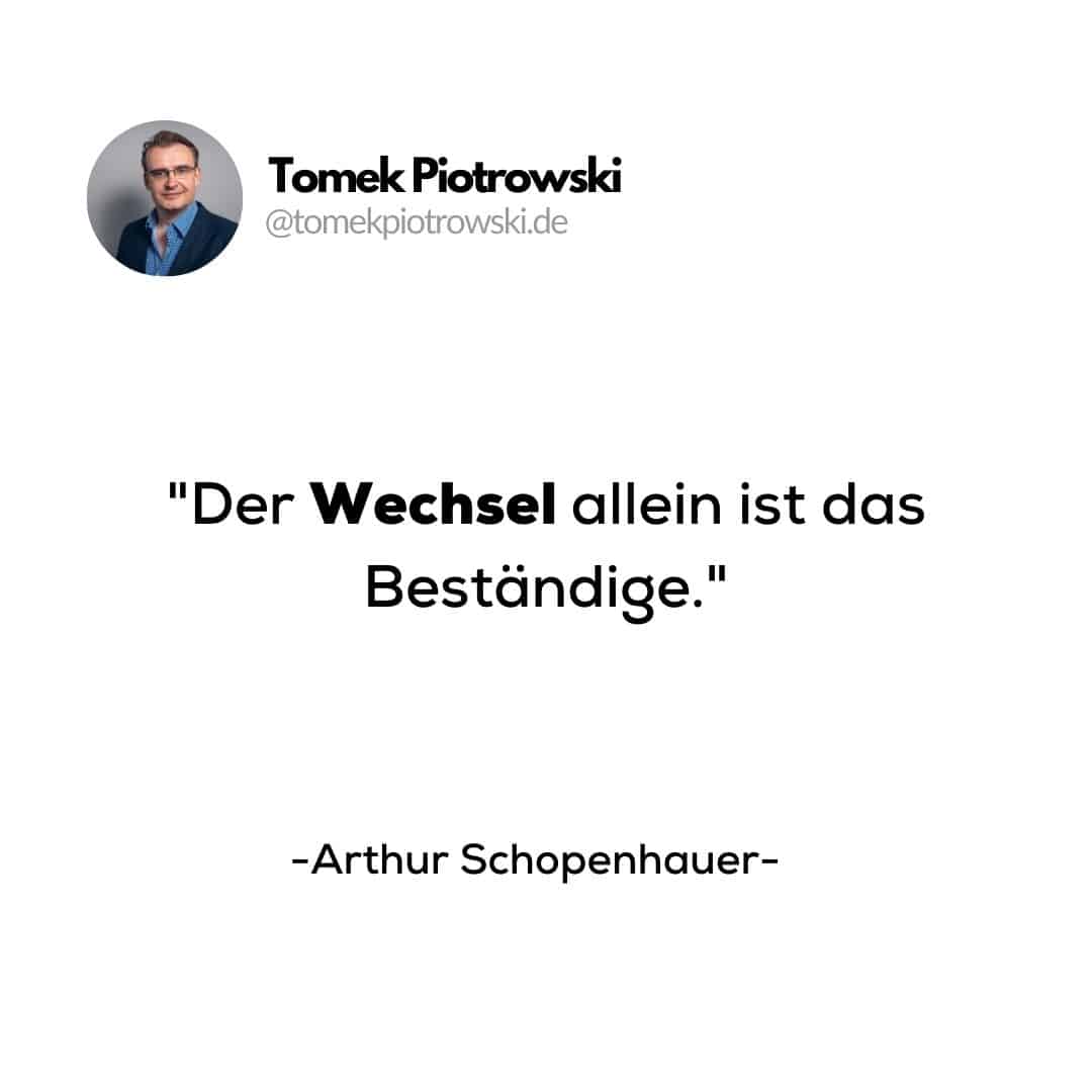 Der Wechsel allein ist das Beständige - Tomek Piotrowski - Wir kaufen ...